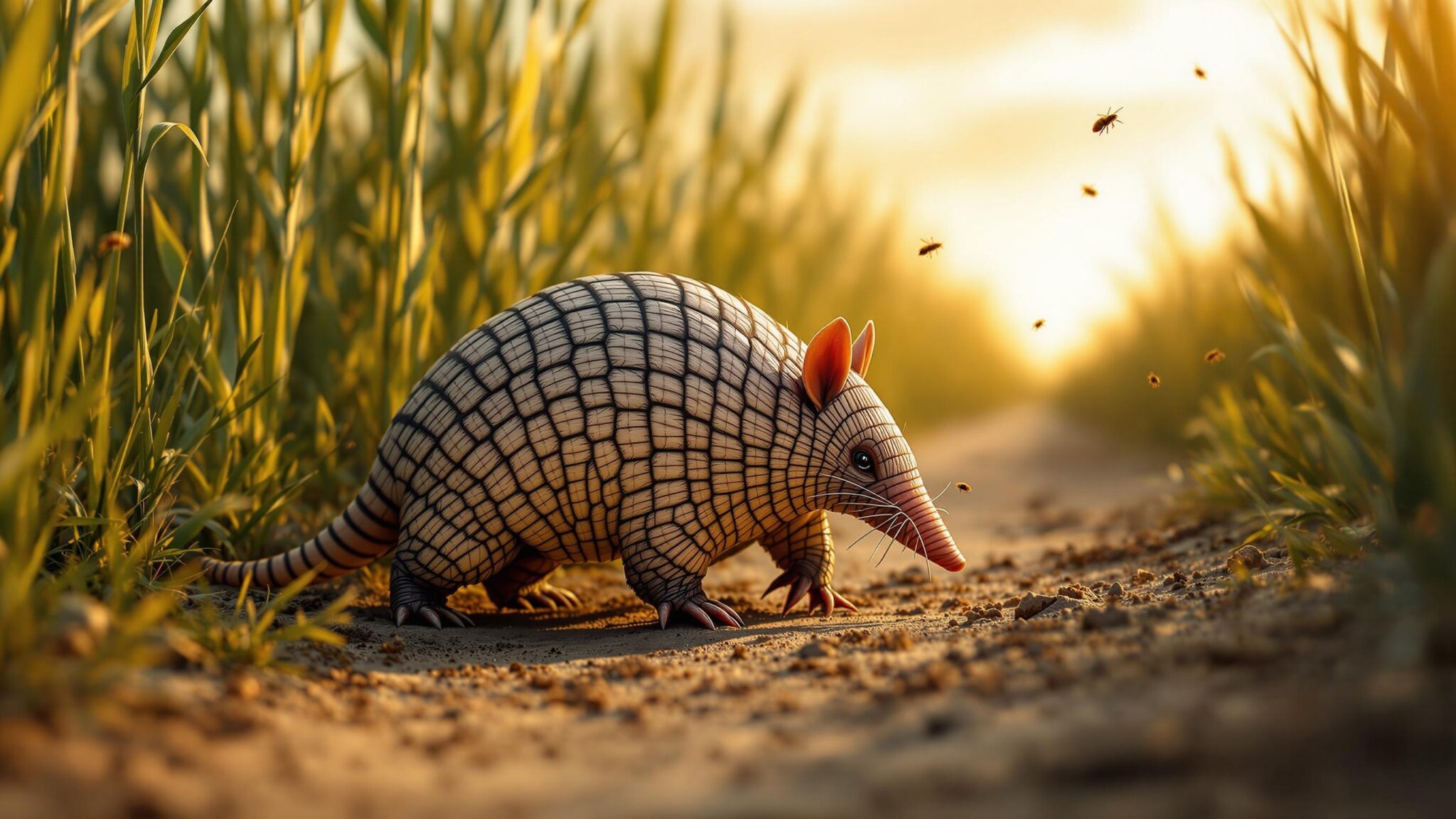 Nine-Banded Armadillo - Animal Streets