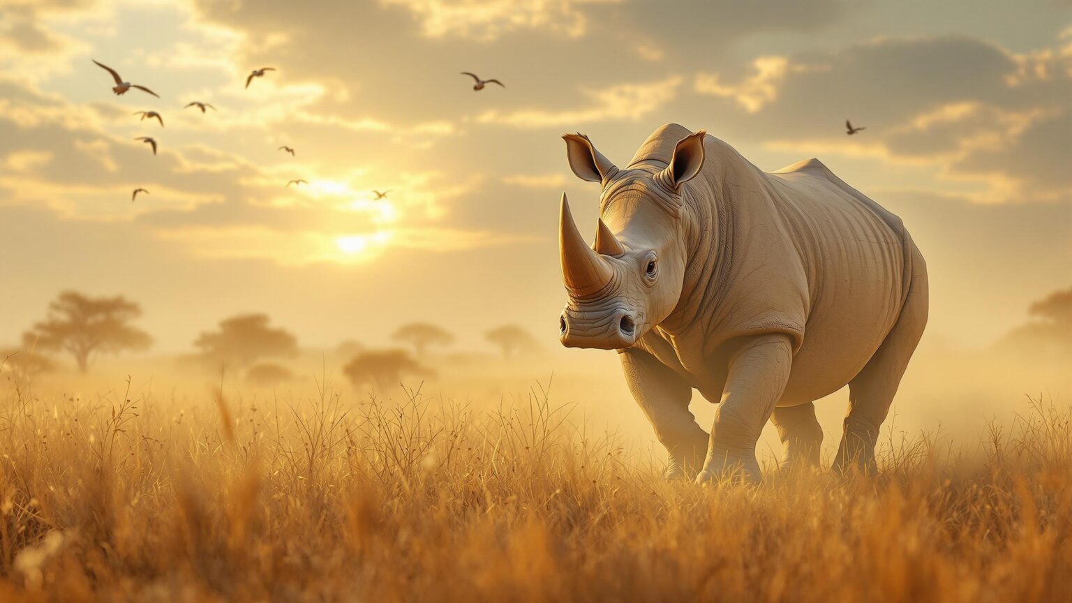 White Rhino - Animal Streets