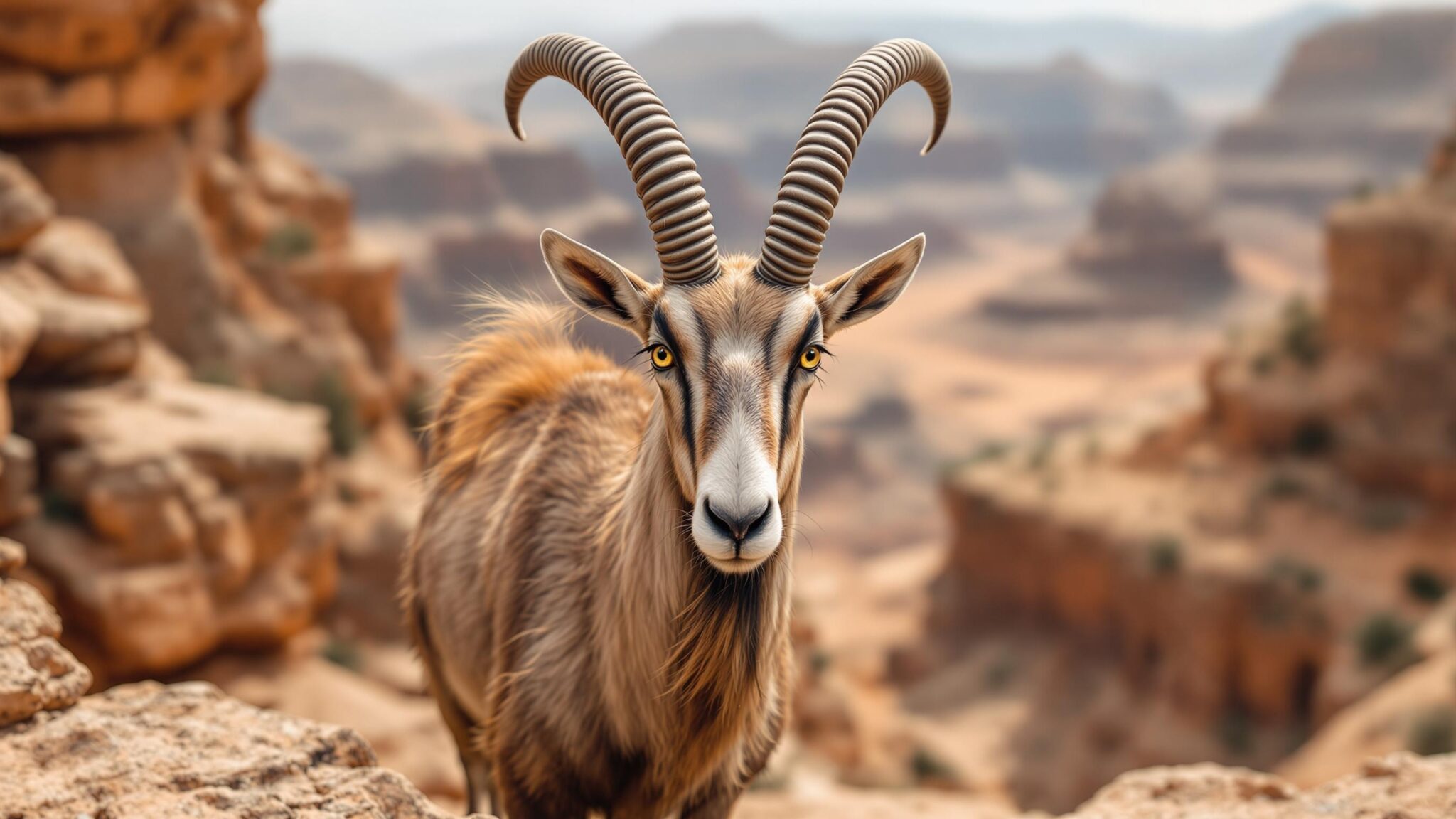 Nubian Ibex - Animal Streets