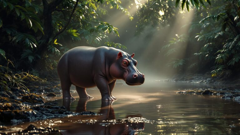 Pygmy Hippo - Animal Streets
