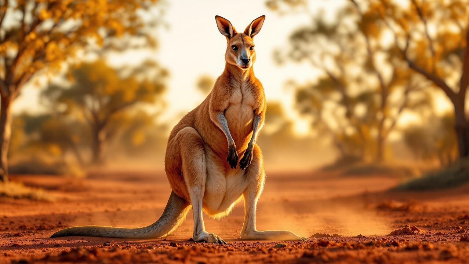Red Kangaroo - Animal Streets