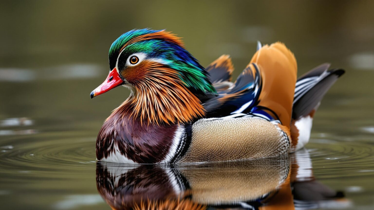 Mandarin Duck - Animal Streets