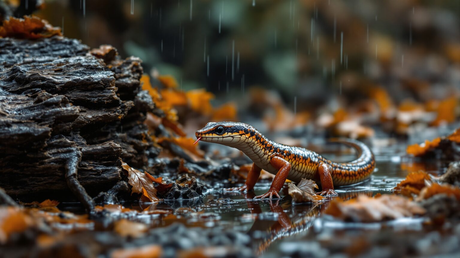 Fire Skink - Animal Streets