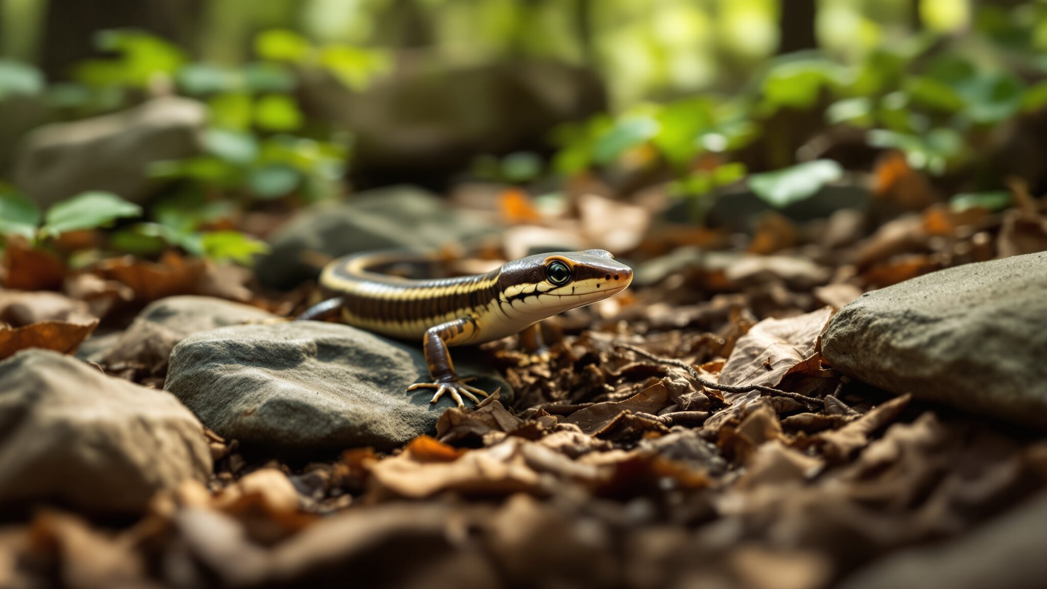 Five-lined Skink - Animal Streets