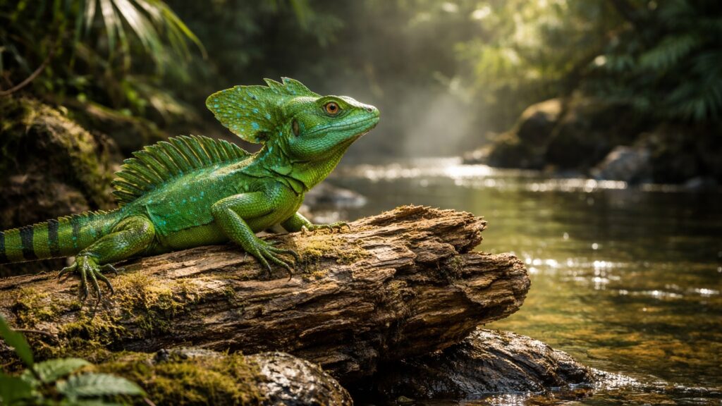 Green Basilisk - Animal Streets