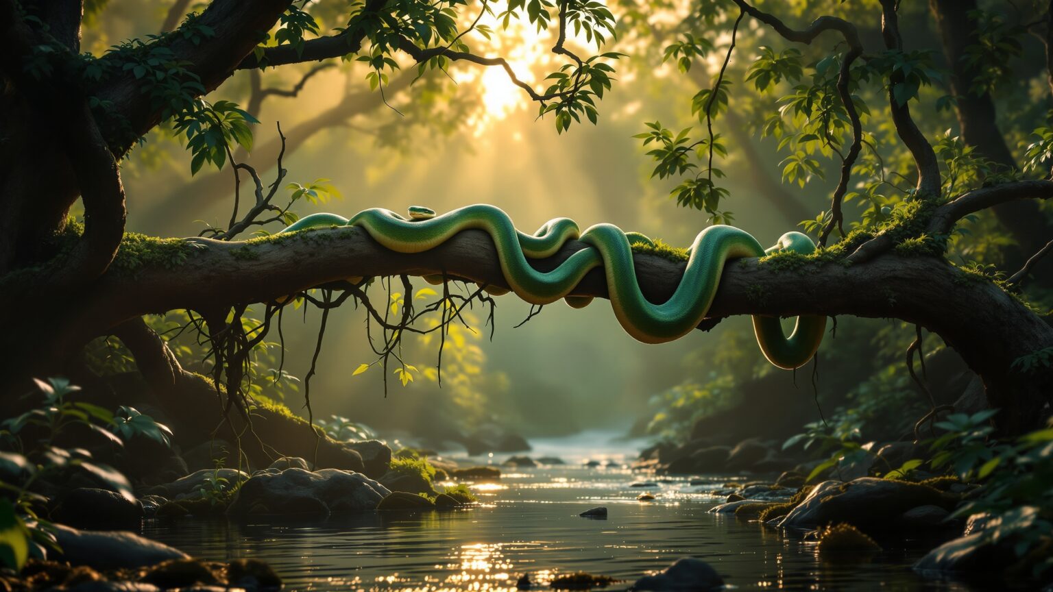 Green Tree Python - Animal Streets